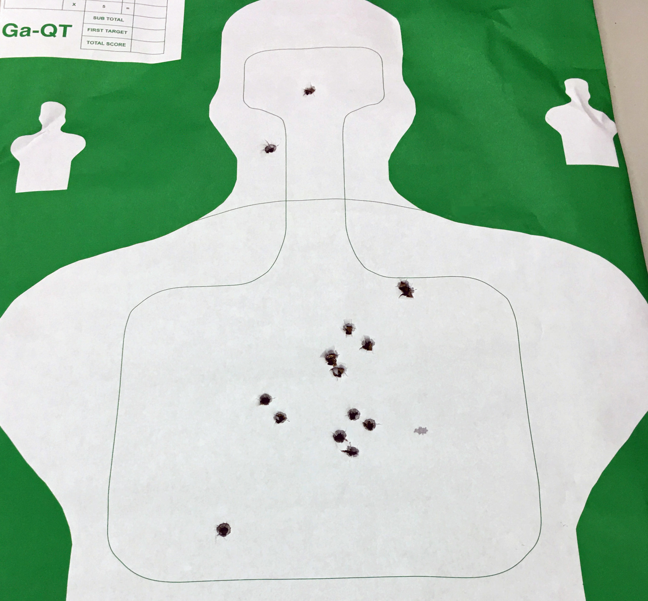 Shooting the Georgia state police qualification course of fire - Notes ...