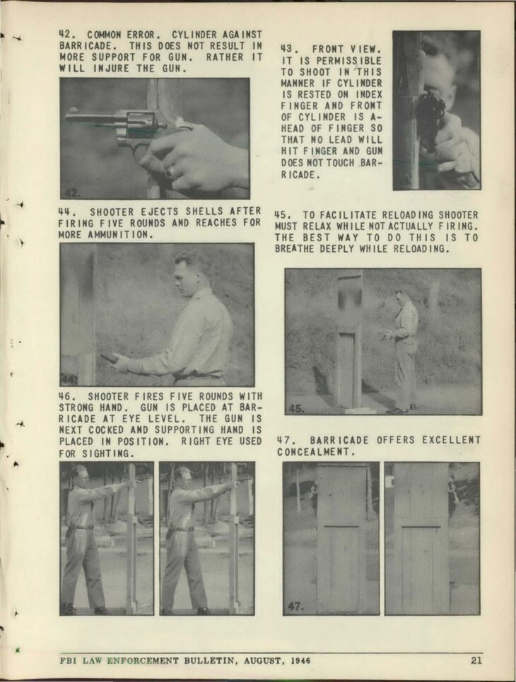 FBI Practical Pistol Course (1946) - Notes from KR